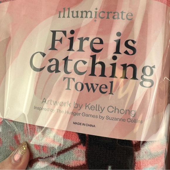 Illumicrate | Bath | Illumicrate Hunger Games Fire Is Catching Towel July 223 Sealed New | Poshmark